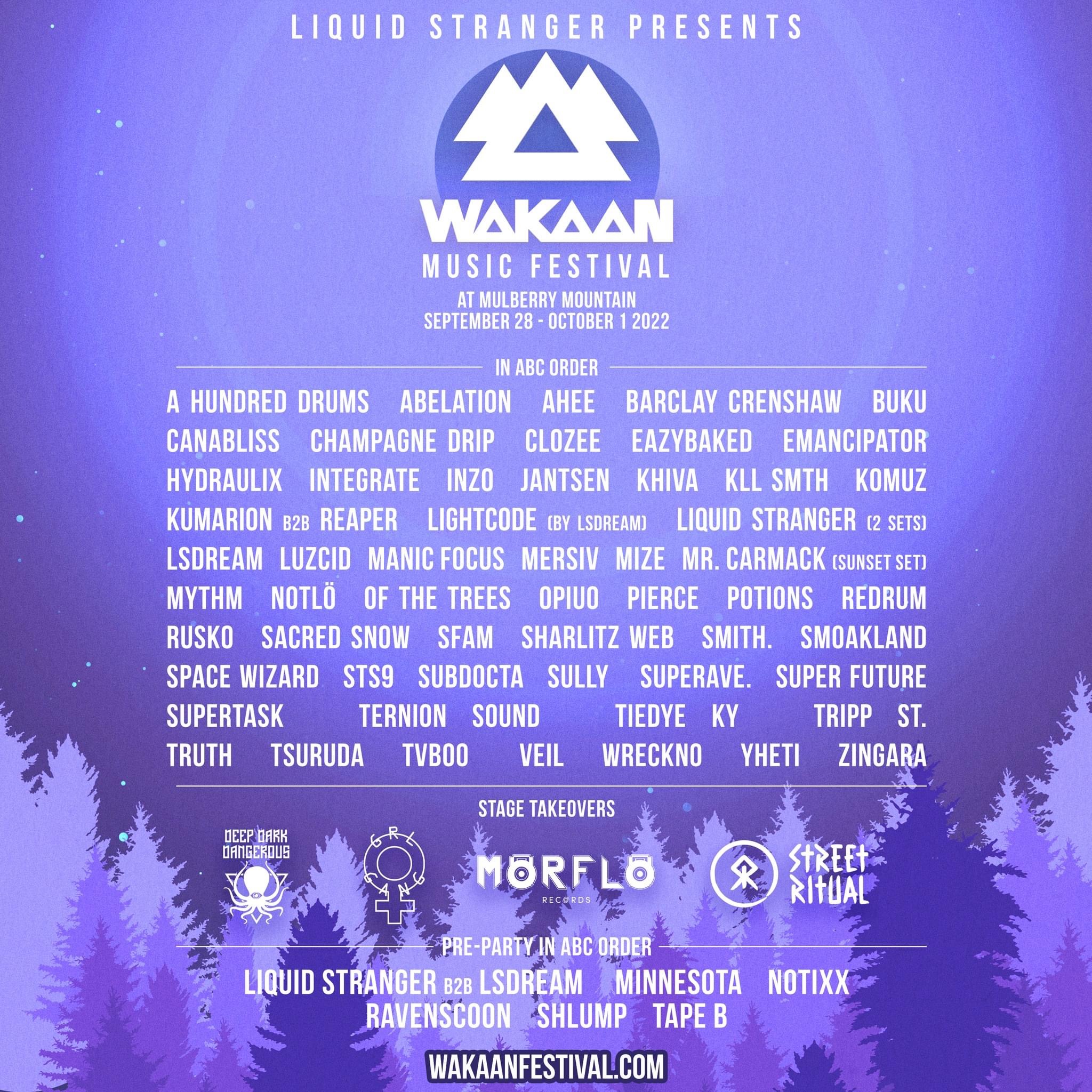 WAKAAN Music Festival Unveils Electrifying Year Two Lineup - MP3 MAG